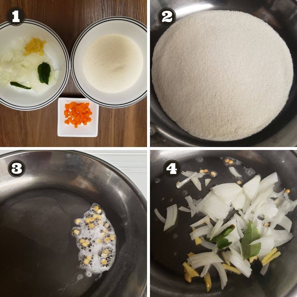 Easy Upma recipe ( Rava Upma) - With all tips you need - Lathi's Kitchen