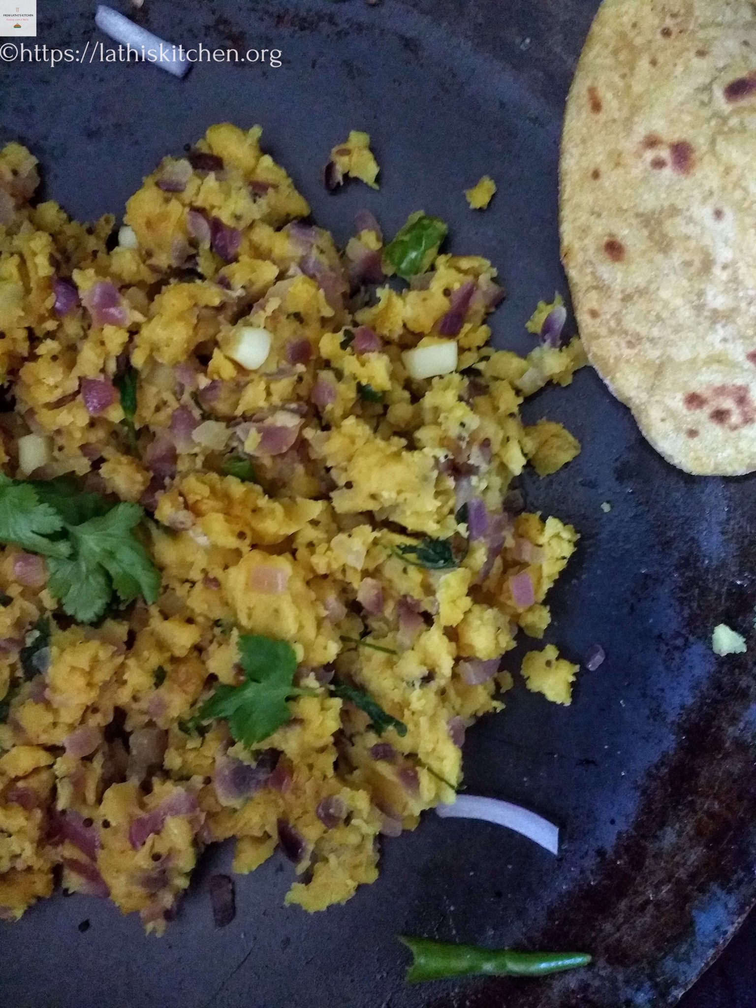 Zunka - An Authentic Maharashtra dish - Lathi's Kitchen