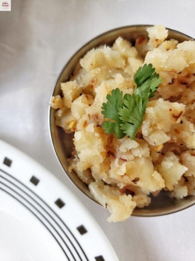 Alu Kangmet - A Manipuri Potato Dish - Lathi's Kitchen