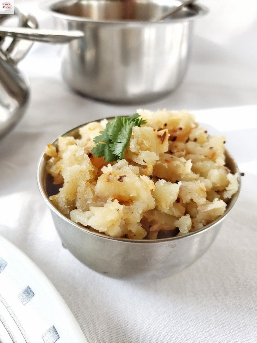 Alu Kangmet - A Manipuri Potato Dish - Lathi's Kitchen