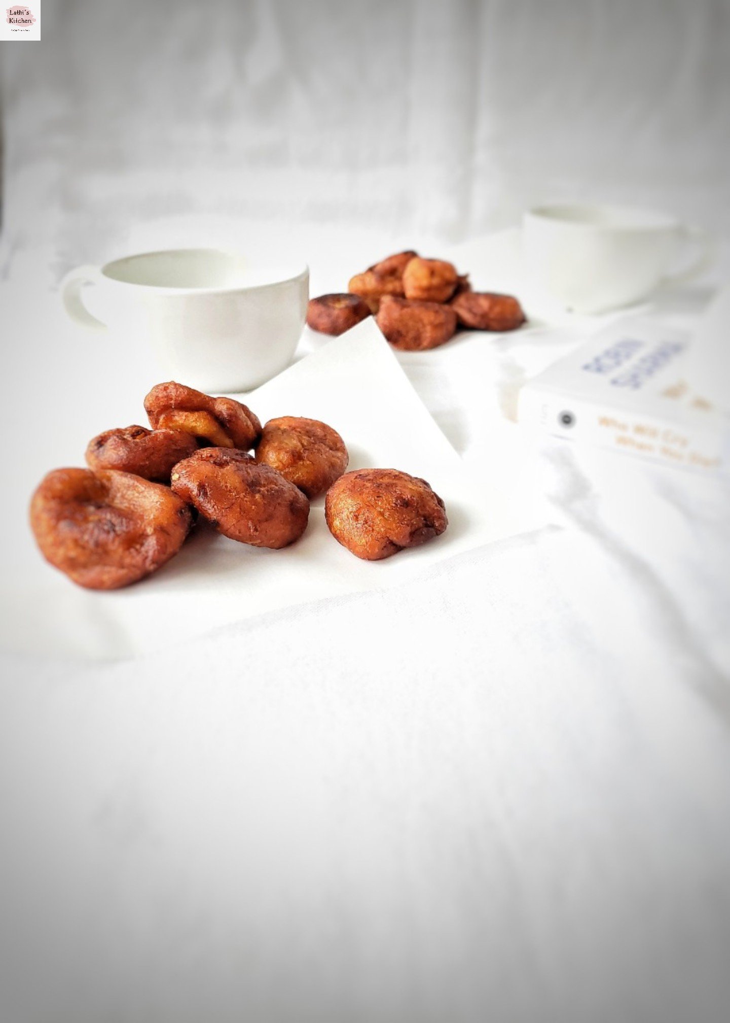 Vegan Banana Fritters/ Banana fritters using Whole Wheat - Lathi's Kitchen