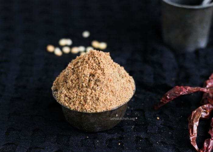 Ellu Podi - Black Sesame seeds Lentil spice powder - Lathi's Kitchen
