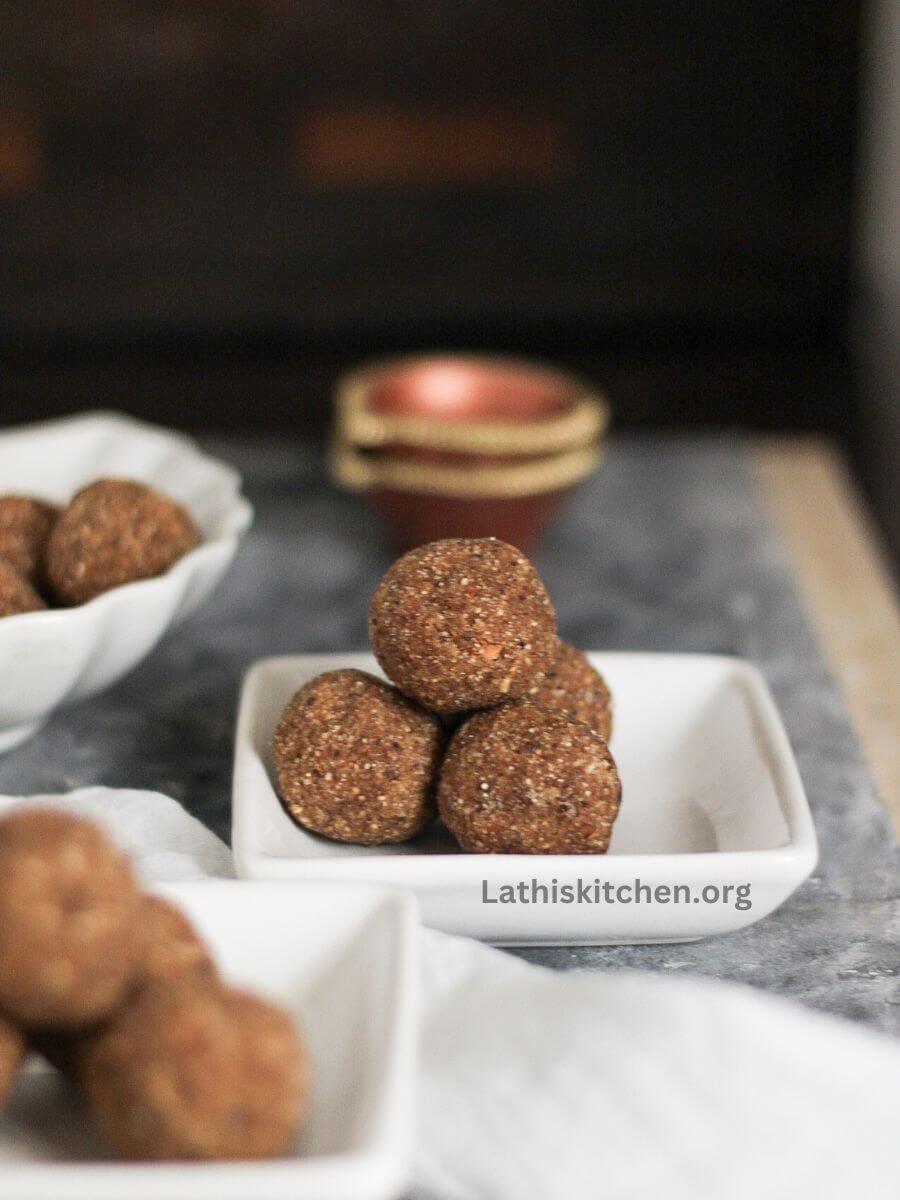 Vegan Jackfruit seed ladoo - Lathi's Kitchen