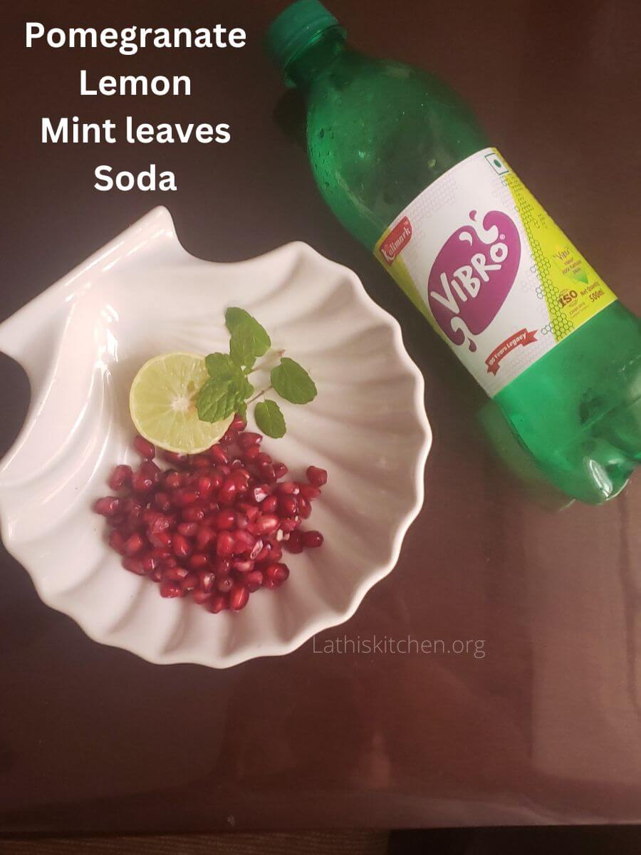 Best Pomegranate Mocktail - No sugar added - Lathi's Kitchen