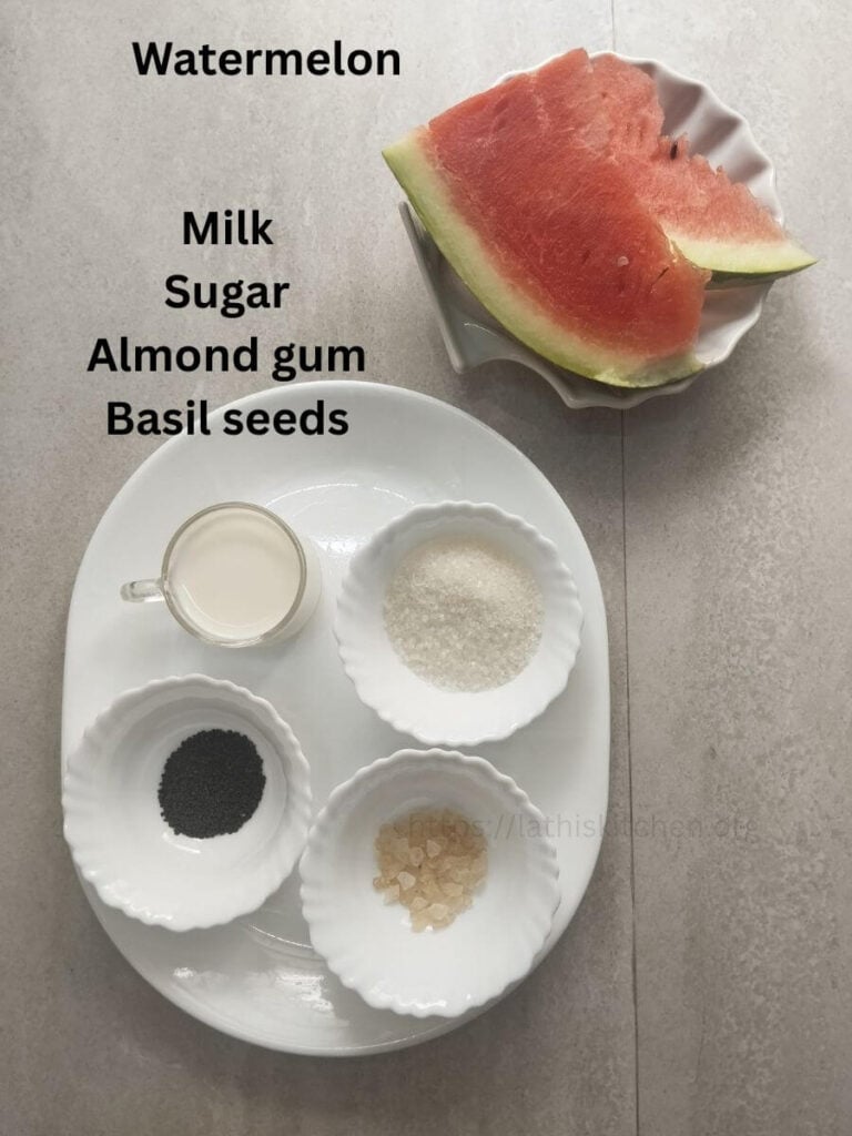 Best Mohabbat ka Sharbat/Watermelon Milk - Lathi's Kitchen